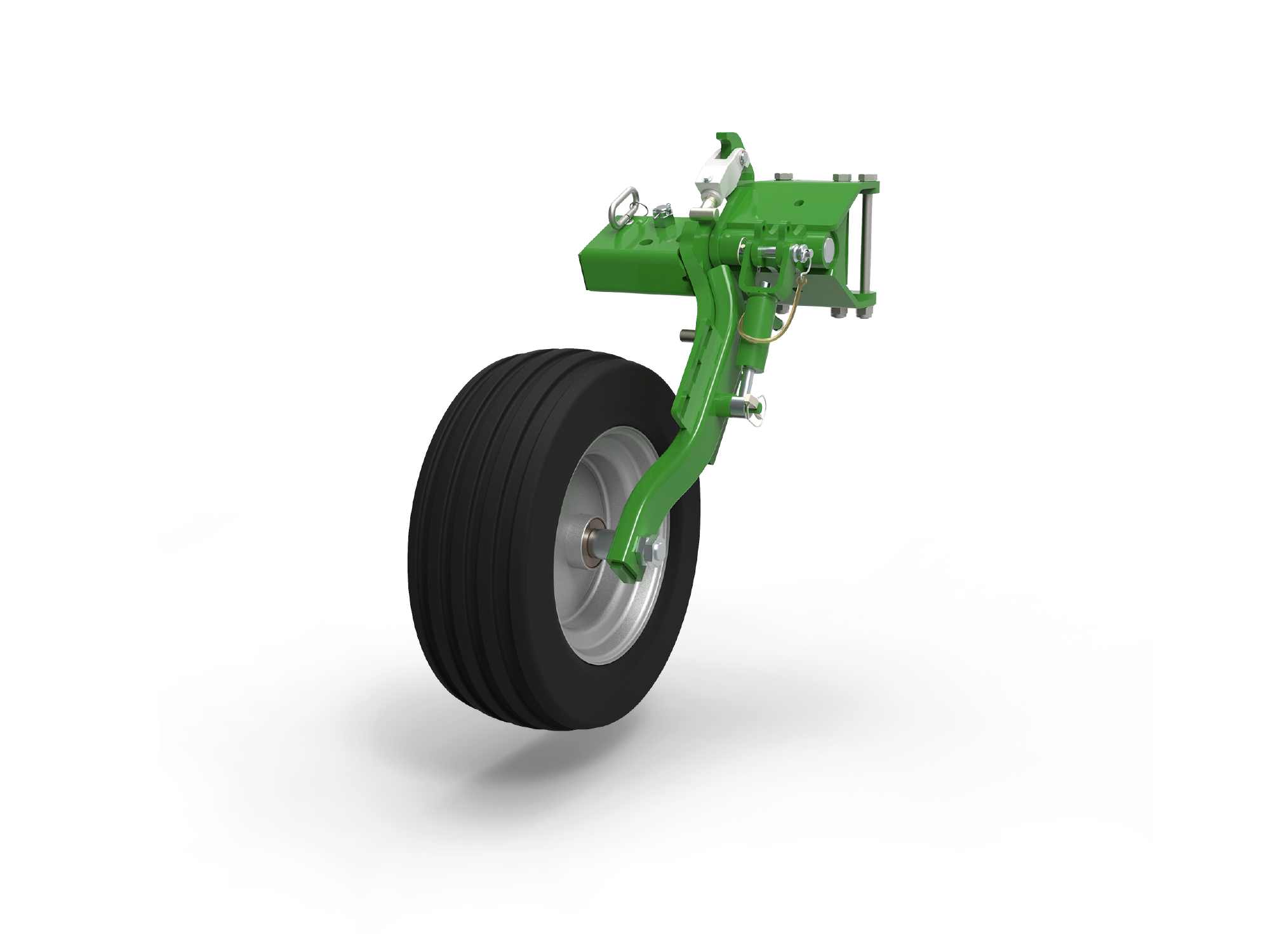 Combi wheel at the rear, Ø 600 mm air filled tyre