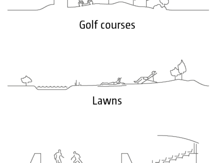 Groundkeeper mounted mower