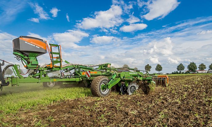 GreenDrill catch crop seeder box