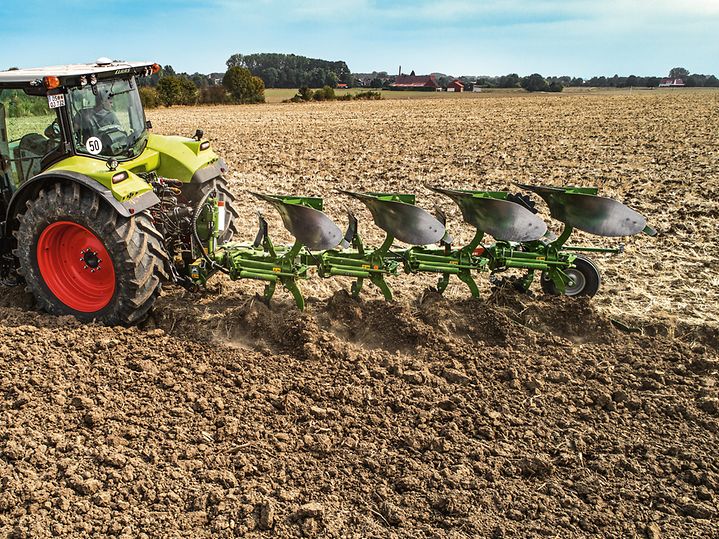 Cayros mounted reversible ploughs